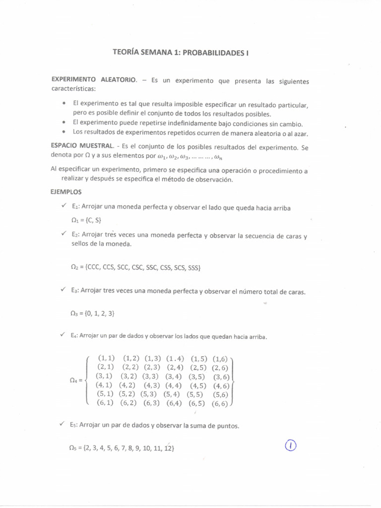 Teoría Completa Semana 1 | PDF