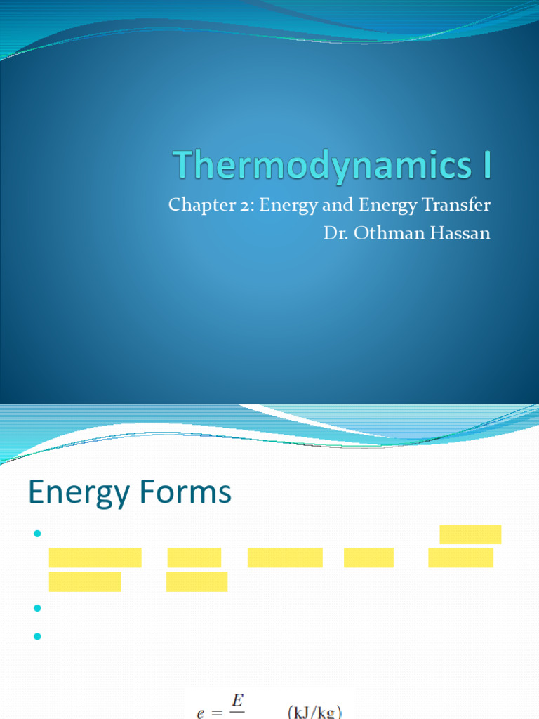 3 - Chapter 2 Energy Conversion | PDF | Heat | Force