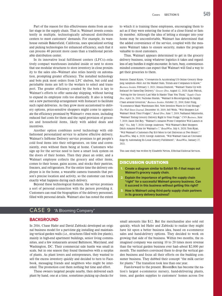 Retailing Management (11th Edition) ) - 578-580 | PDF | Walmart ...