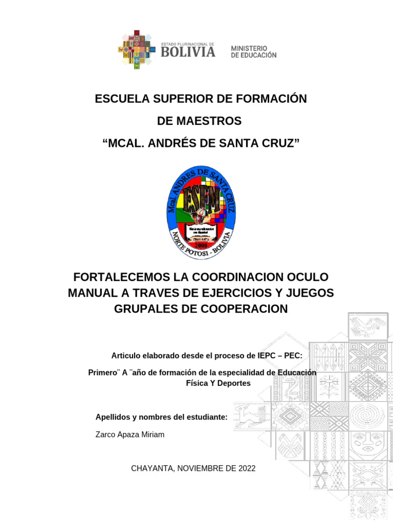 Entrega Del Articulo - 1 | PDF | Vóleibol