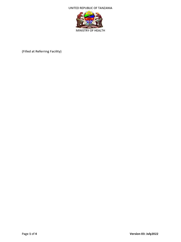 Third Line ART Request Form - Revised | PDF | Diseases And Disorders ...