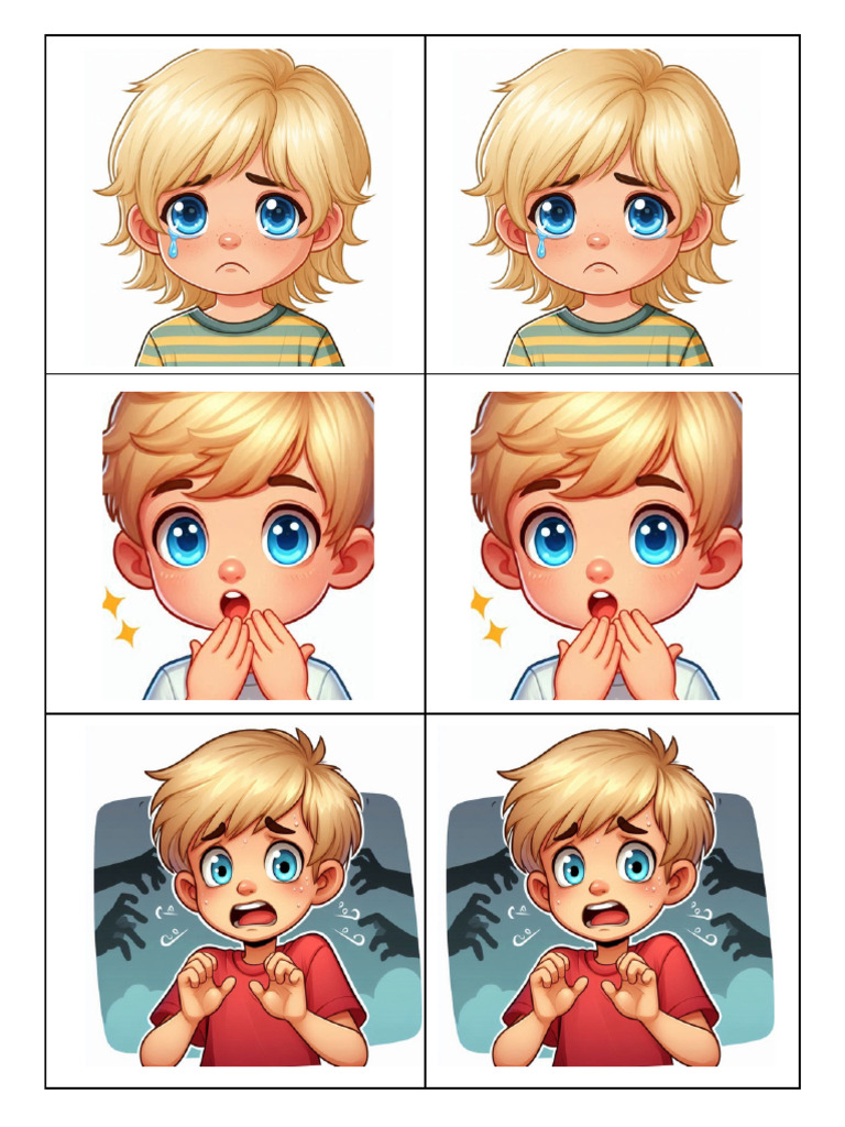 Emociones Memorice | PDF