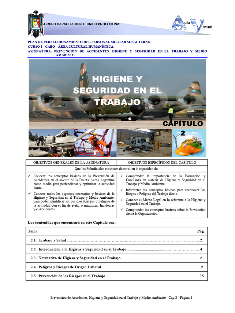 Capitulo 2 Prevac Actualizado 2023 | PDF | Seguridad y salud ...
