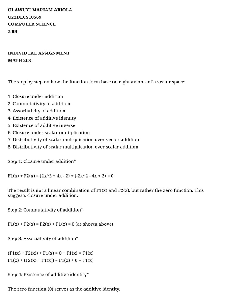 Mariam Indmath208 | PDF | Computers