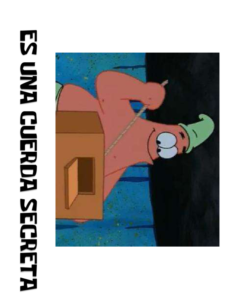 Caja Secreta Bob Esponja | PDF