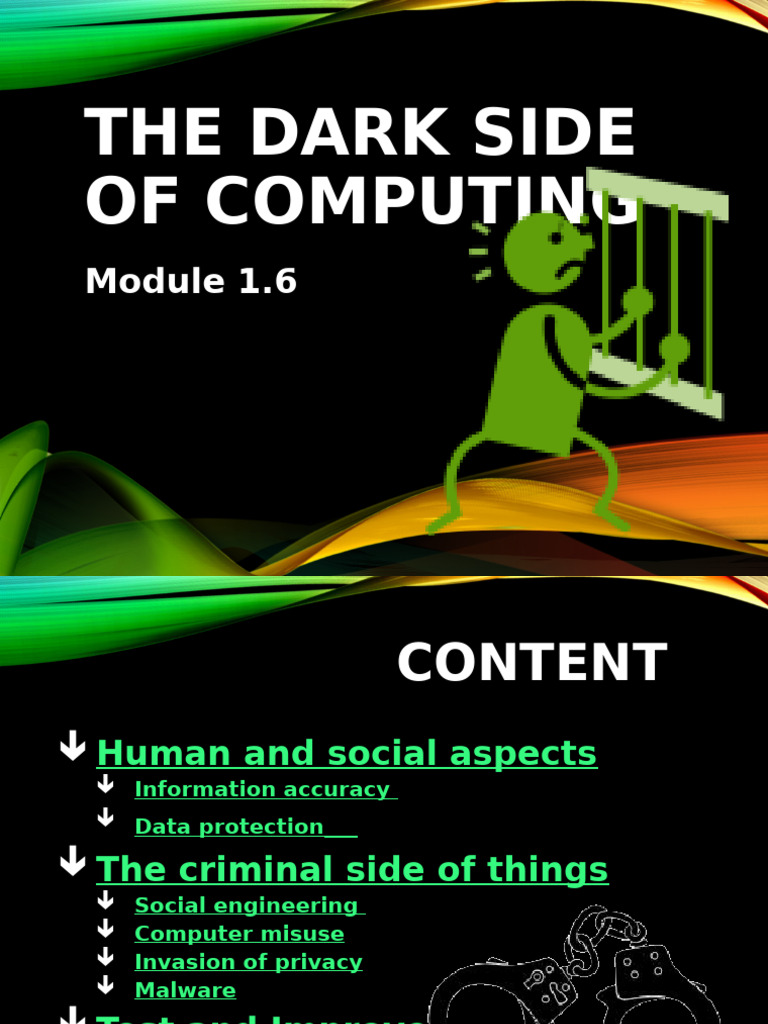 Gr11 - 1 - 6 Dark Side of Computing | PDF | Malware | Spyware