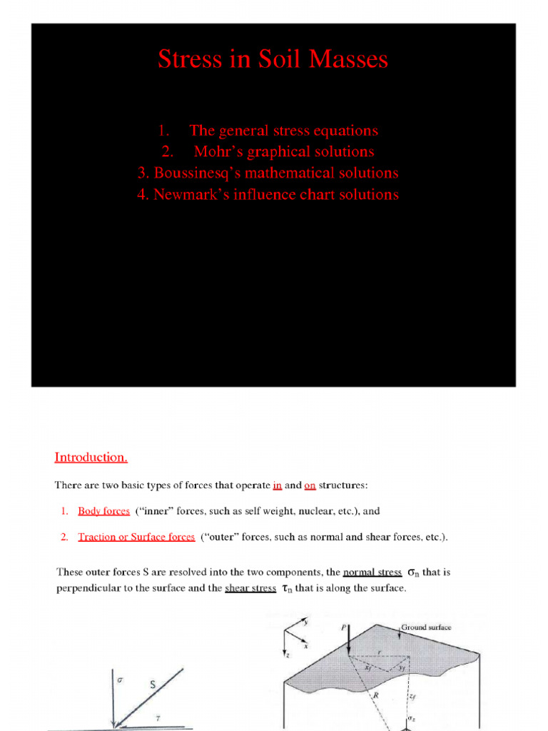 Vertical Stress Distribution in Soil | PDF | Stress (Mechanics ...
