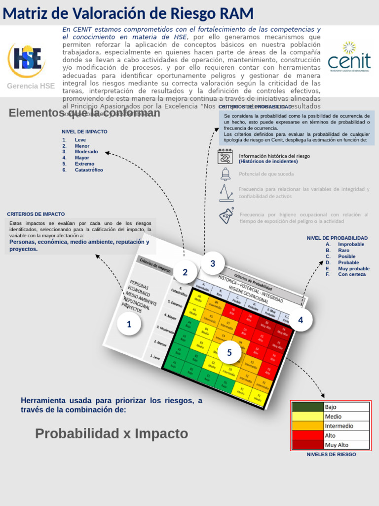 Propuesta Infografía Matriz RAM V2 | PDF | Riesgo | Probabilidad