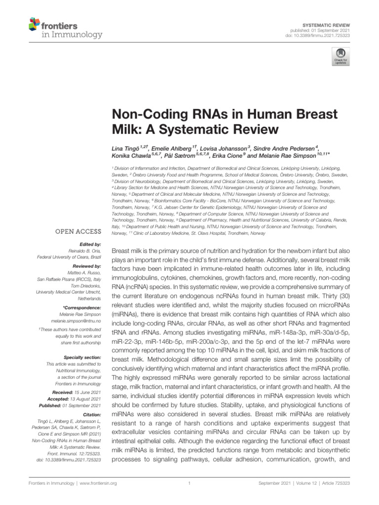 Non Coding Rnas | PDF | Messenger Rna | Genetics