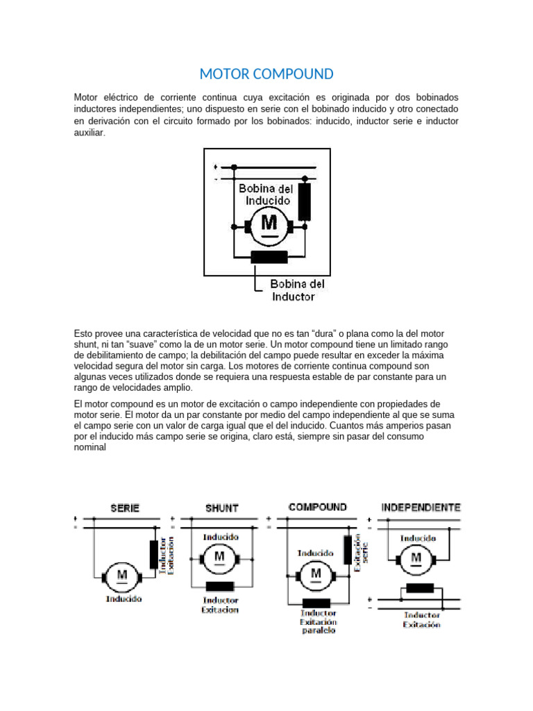 Motor Compound | PDF | Ciencia y matemáticas | Tecnología