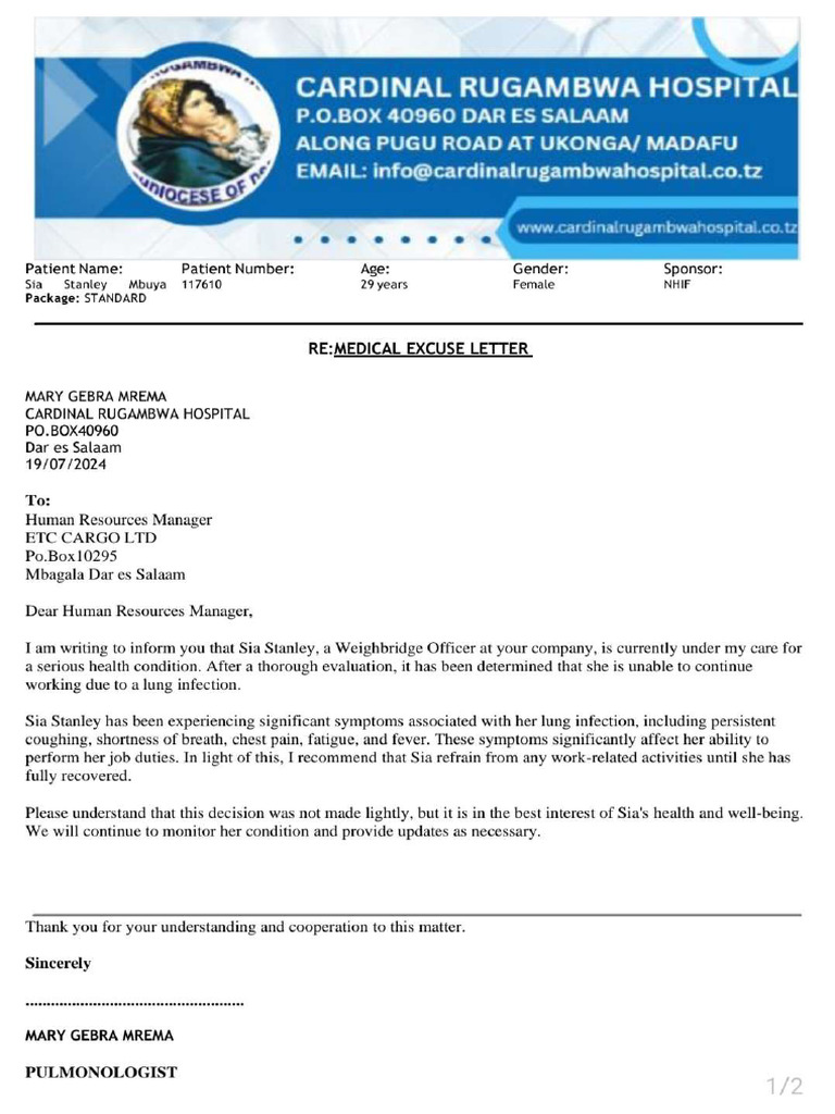 Medical Letter | PDF