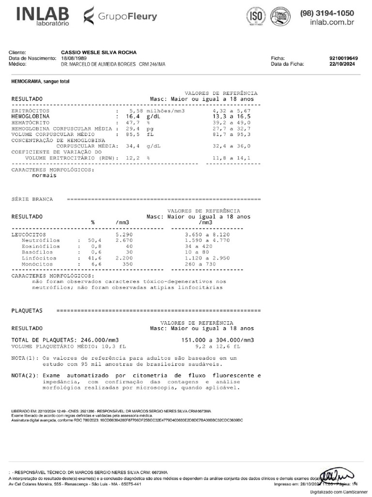 Inlab Resultado | PDF