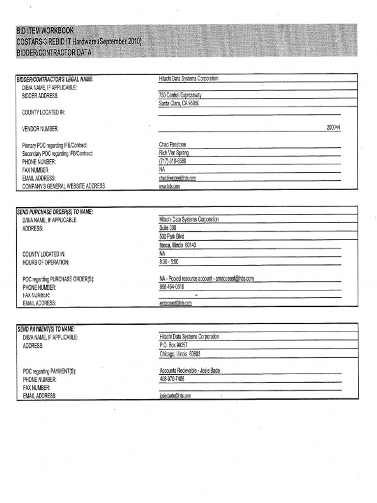 Hitachi Tender Prices 2020 | PDF | Computer Hardware | Computer ...
