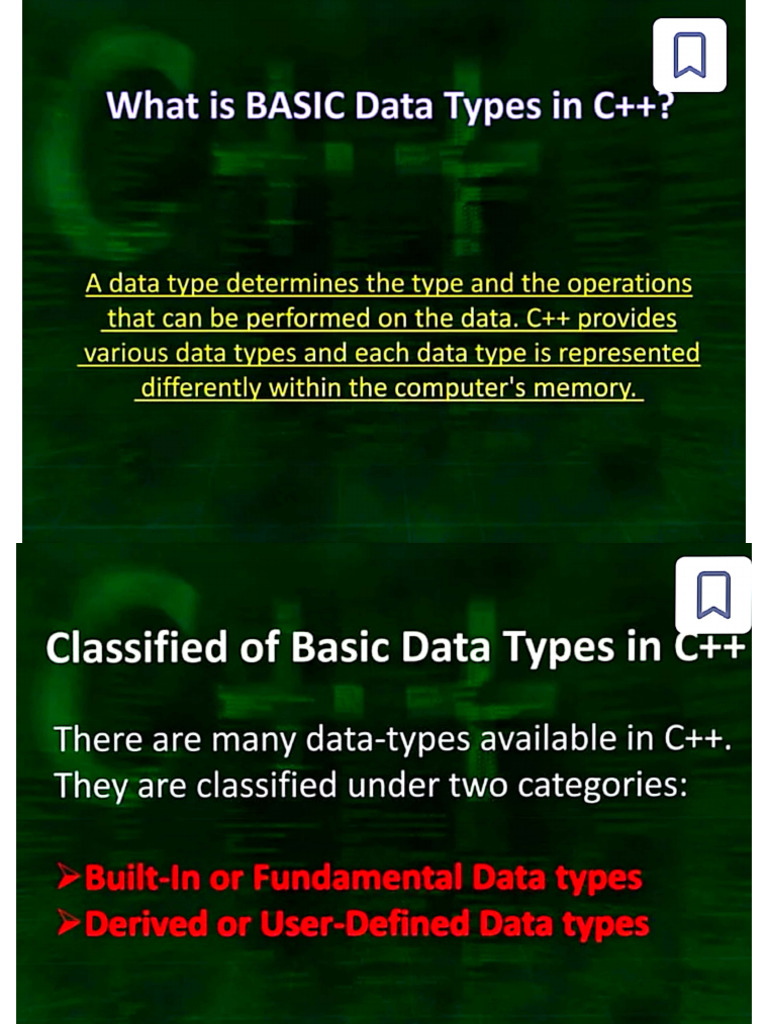 Basic Data Types | PDF