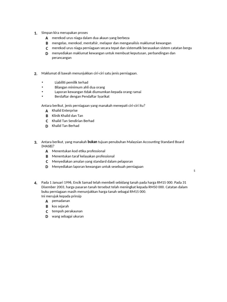 K1 Ting 4 Mid Term | PDF