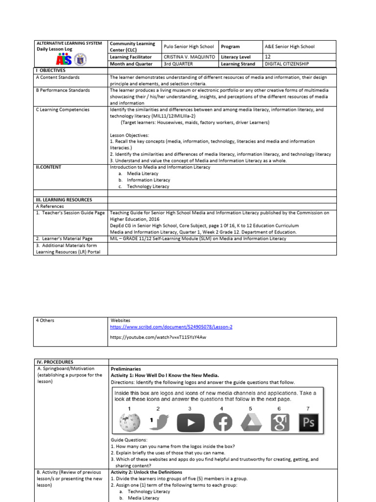 DLP-LS-6-MIL | PDF | Information Literacy | News