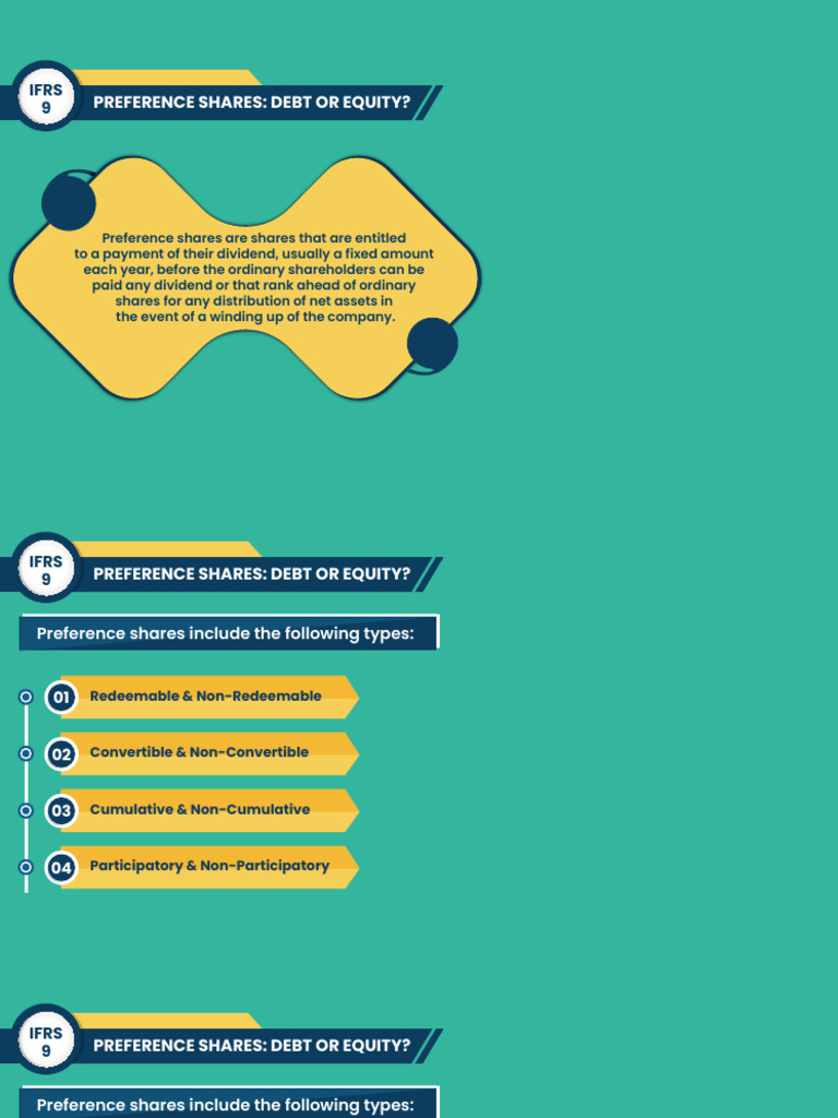 Pref Shares (Redemable and Non Redemable Classification) | PDF ...