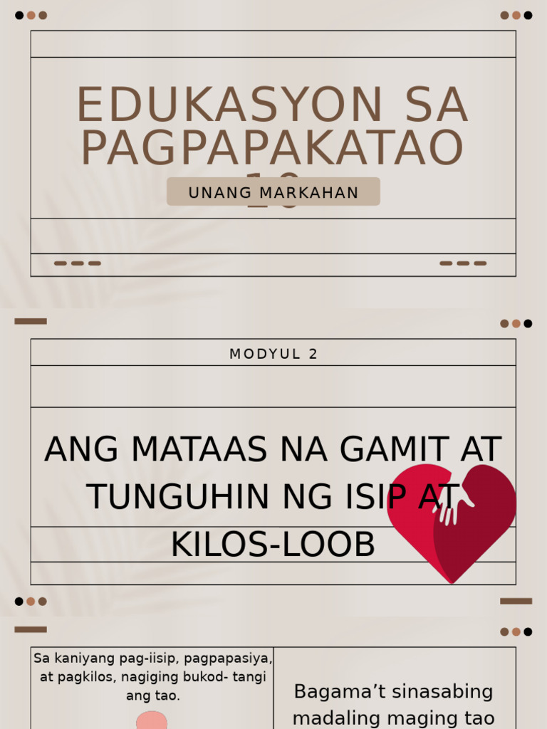 ESP 10 Modyul 2 Presentation | PDF