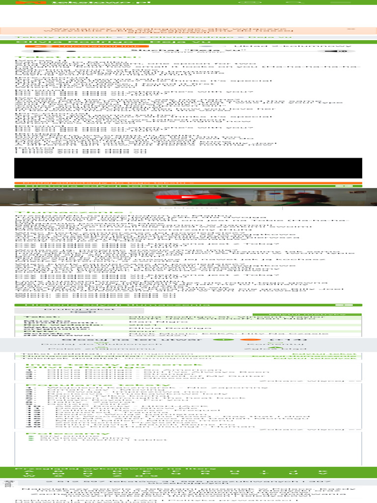 Olivia Rodrigo - Deja Vu - Tekst I Tłumaczenie Piosenki Na Tekstowo ...