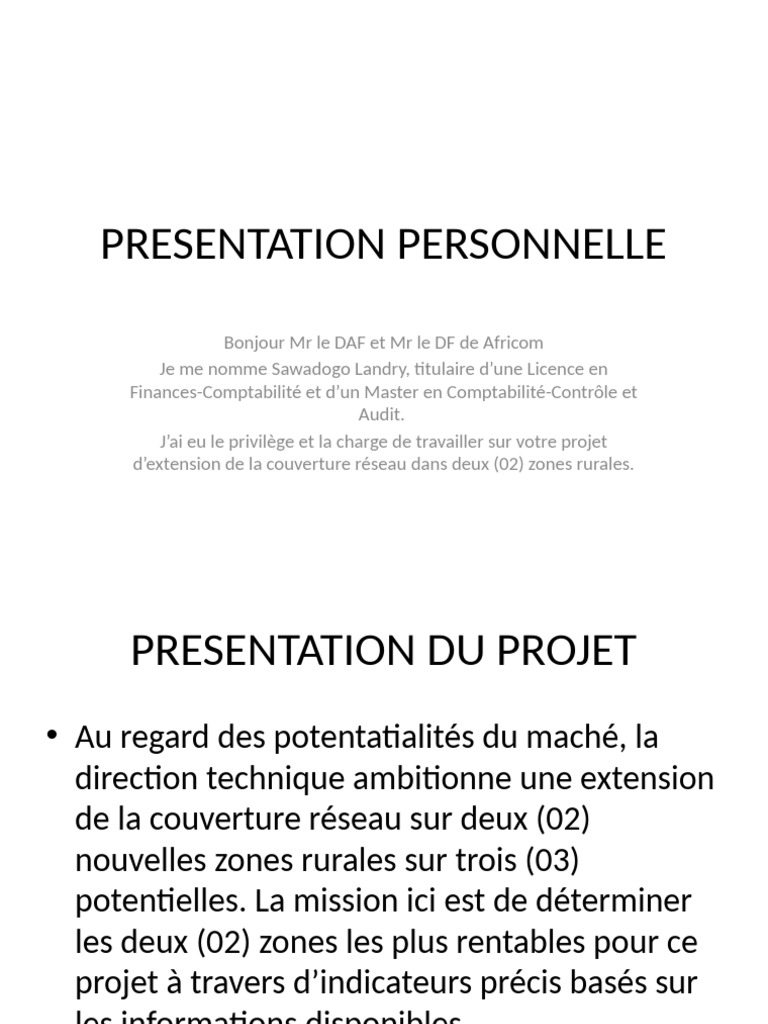 Cas Pratique PowerPoint | PDF | Affaires