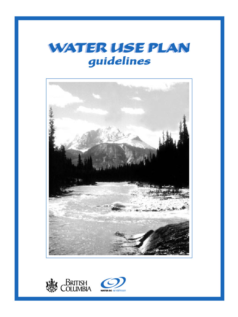 British Columbia Water Use Plan Guidelines | PDF | License ...