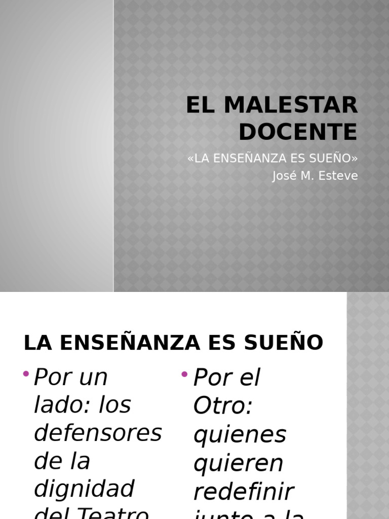 El Malestar Docente | PDF | Ciencias sociales