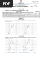 Cours de Translation en Mathématiques 4ème | PDF | Triangle | Cercle