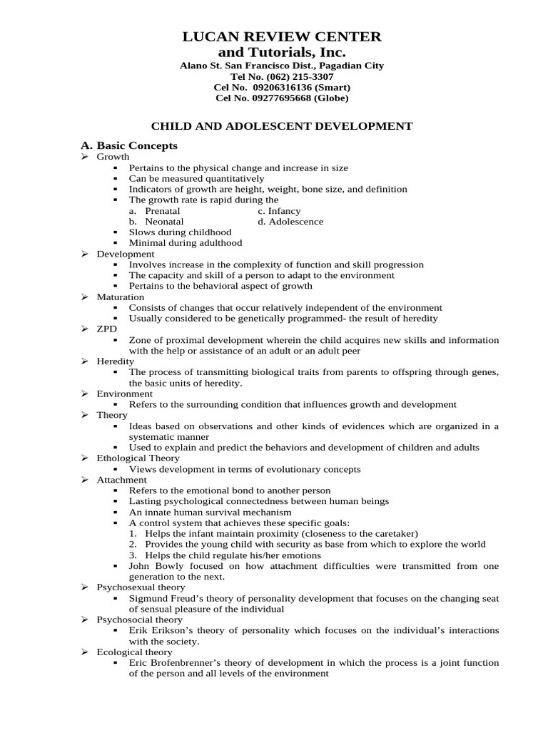 Child and Adolescent Development | PDF | Adolescence | Infants