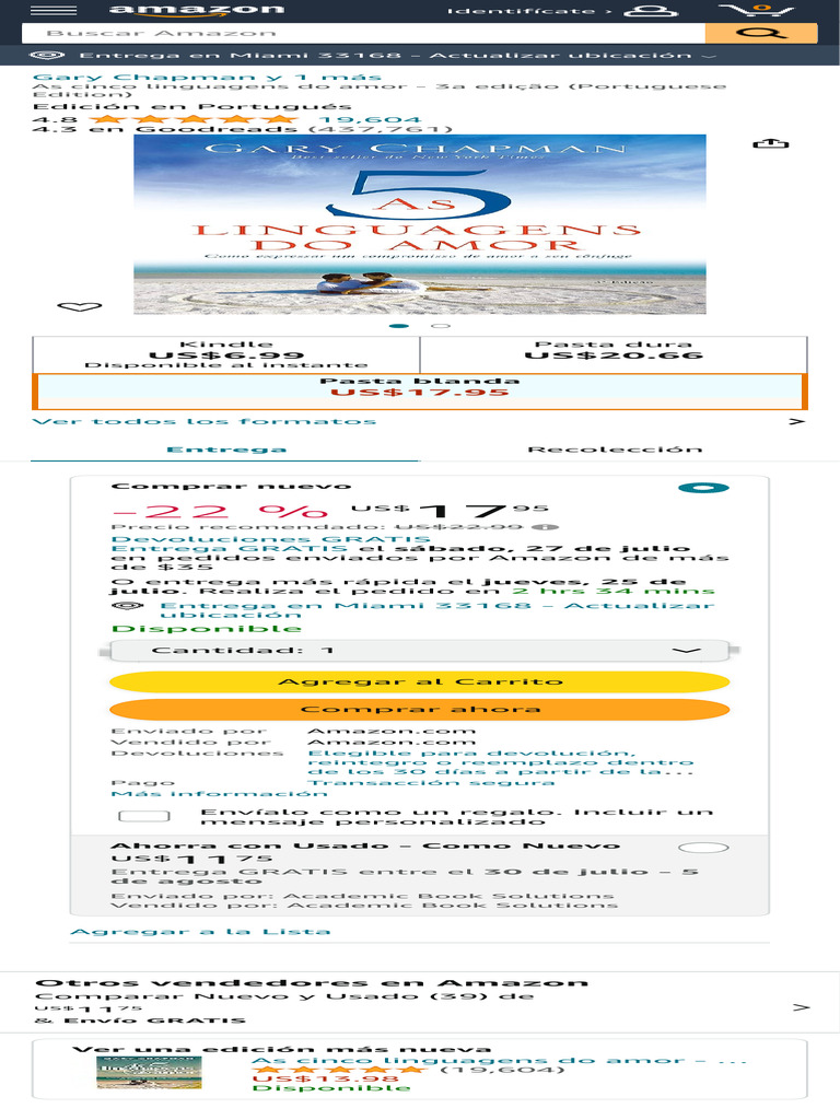 As Cinco Linguagens Do Amor - 3a Edição (Portuguese Edition ...