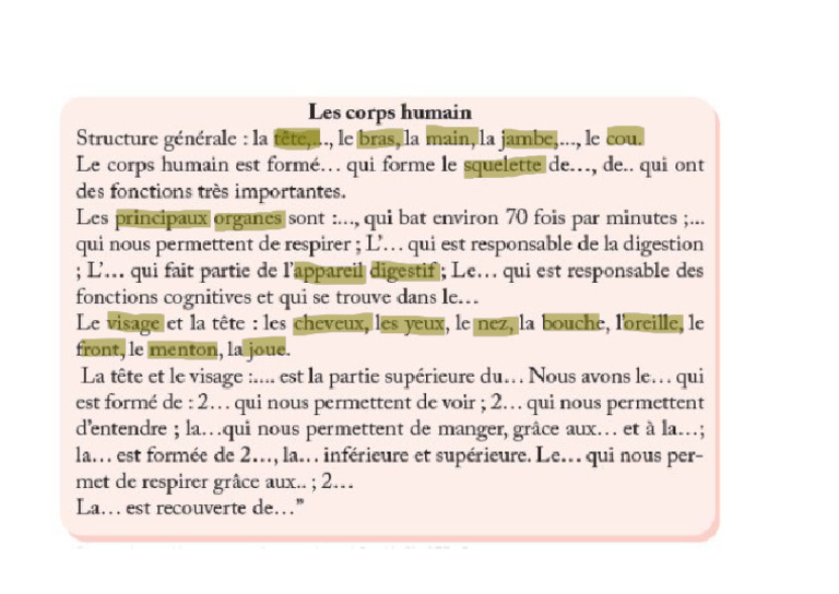 Le Corp Humain | PDF