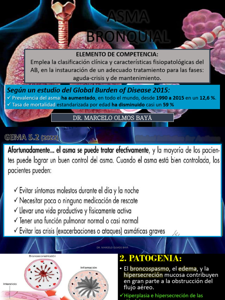 Asma Bronquial (Actualizado) | PDF | Asma | Especialidades Medicas