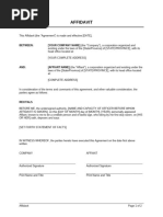 Form 2 - Sample Jurat | PDF | Affidavit | Notary Public