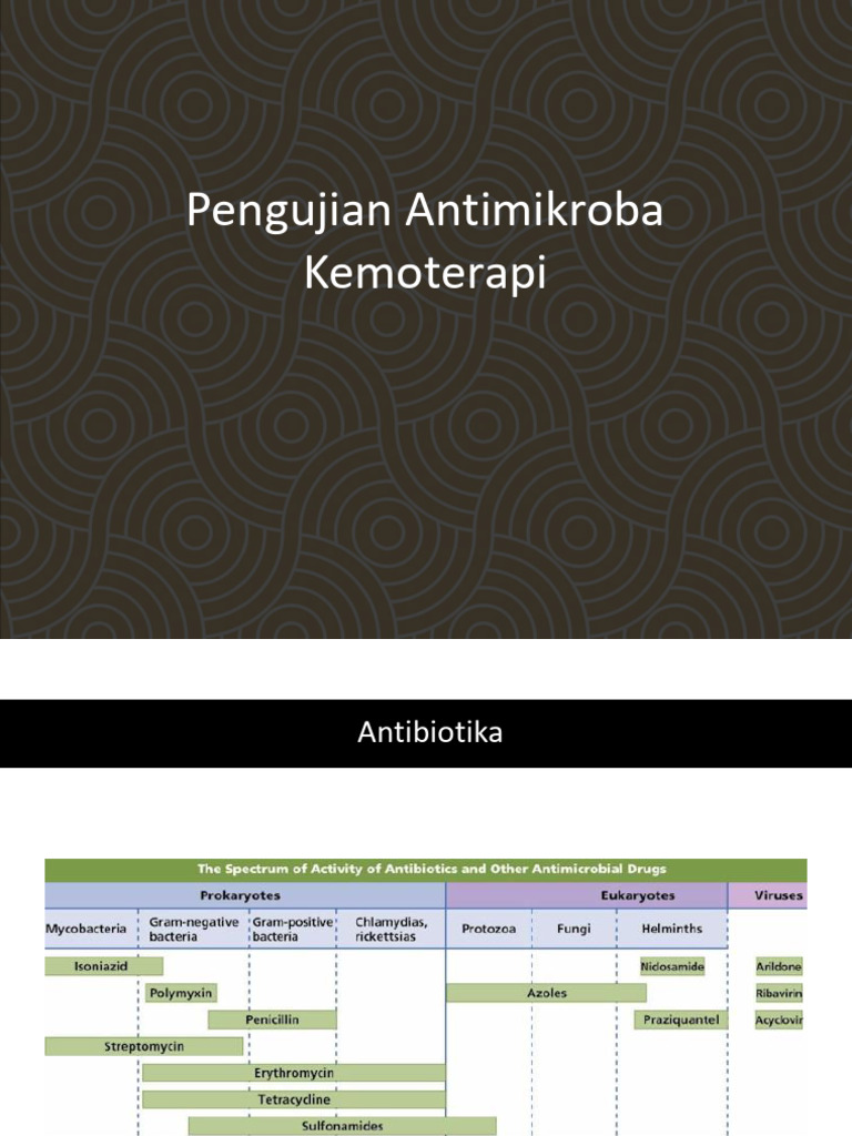9-10 Pengujian Antimikroba Kemoterapi | PDF