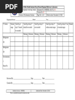 Daily QC Log Sheet Template | PDF