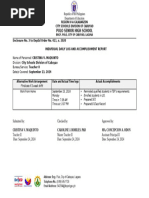 Daily Teacher Activity Log | PDF