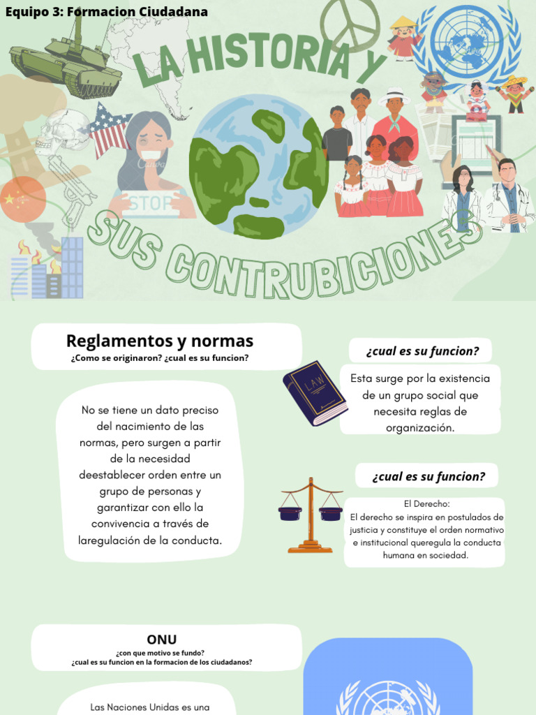 Conciencia Historia Ultima Expo | PDF | Naciones Unidas | Relaciones internacionales