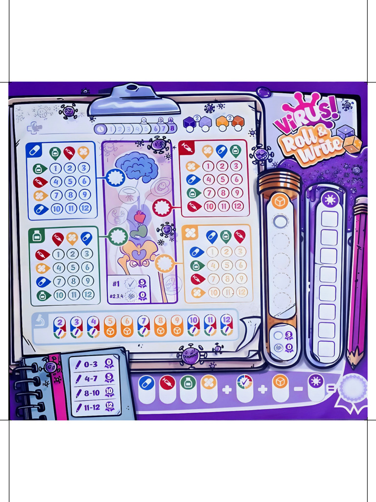 Virus Roll and Write Cartas | PDF