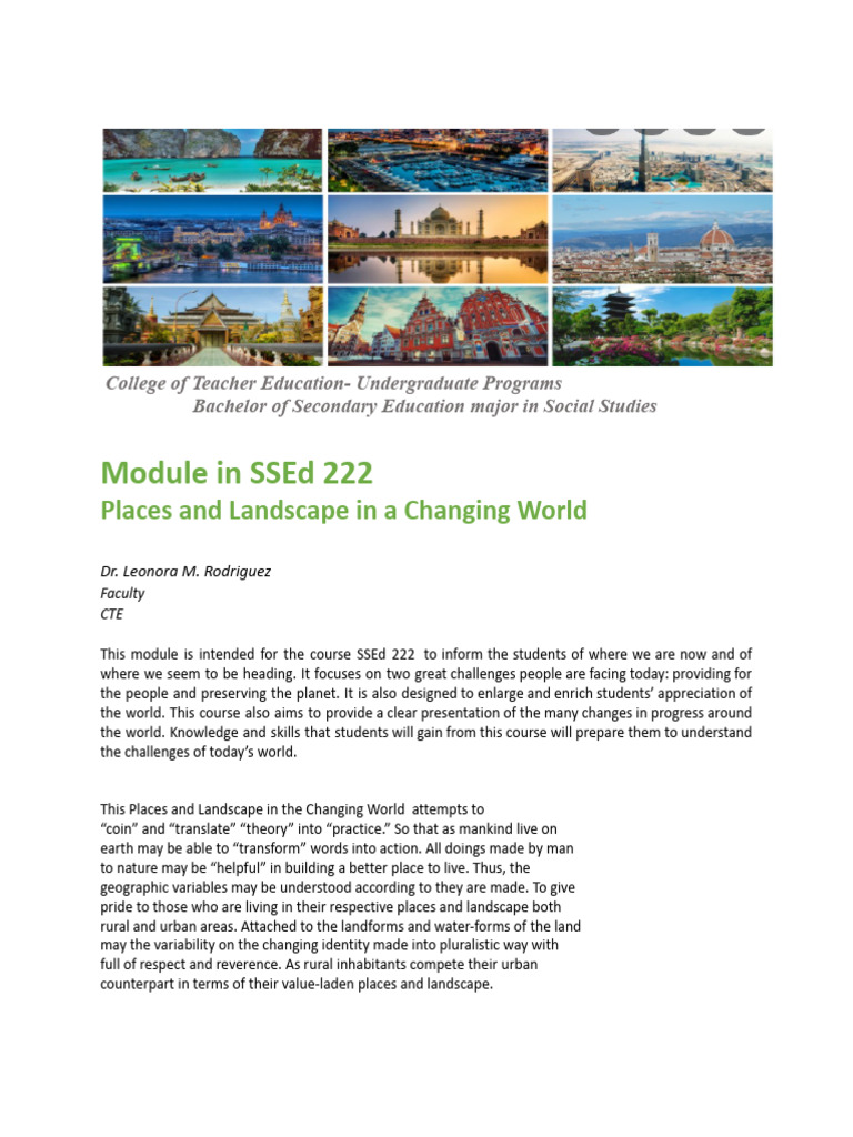 Geography of Places and Landscapes | PDF | Equator | Map