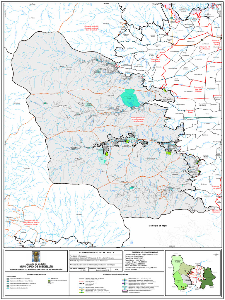 Mapa Comuna 70 | PDF