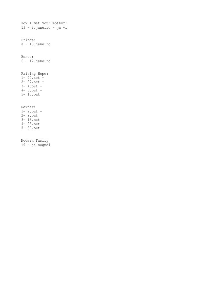TV Show Episode Air Dates List | PDF