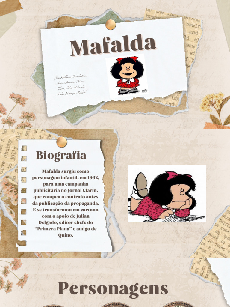 Biografia e Personagens de Mafalda | PDF