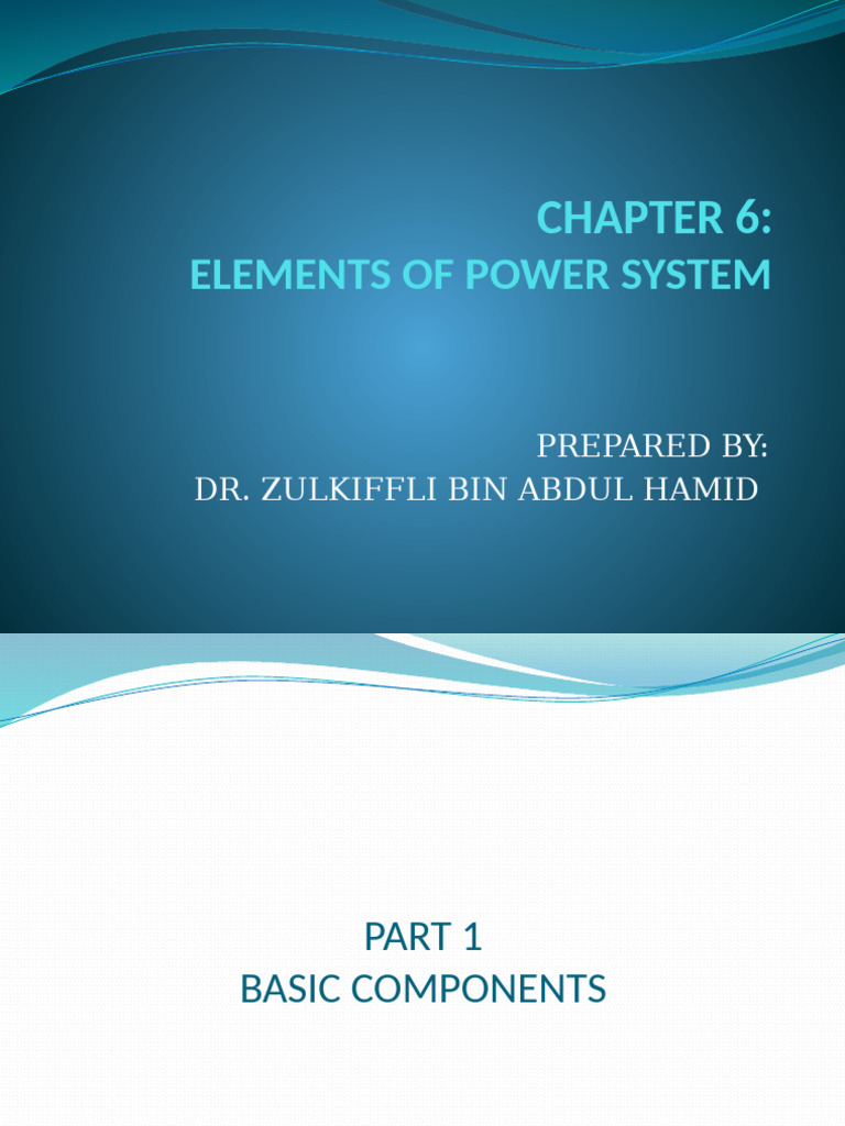 Power System Components Explained | PDF | Power Station | Transformer