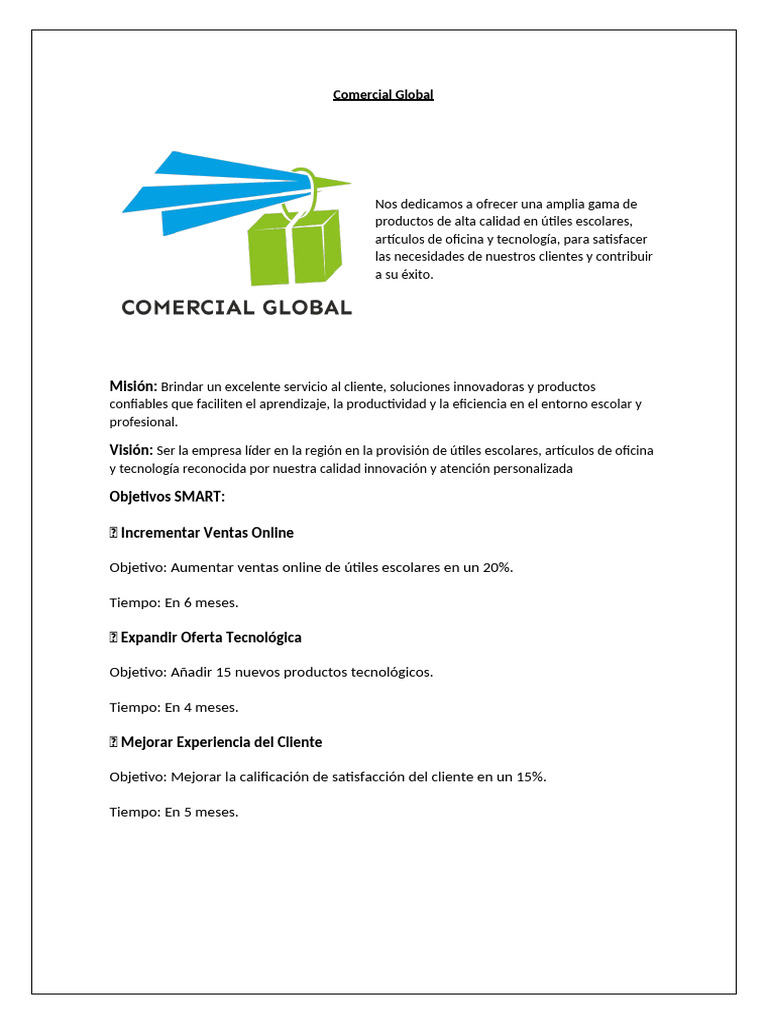 Comercial Global - Certus | PDF