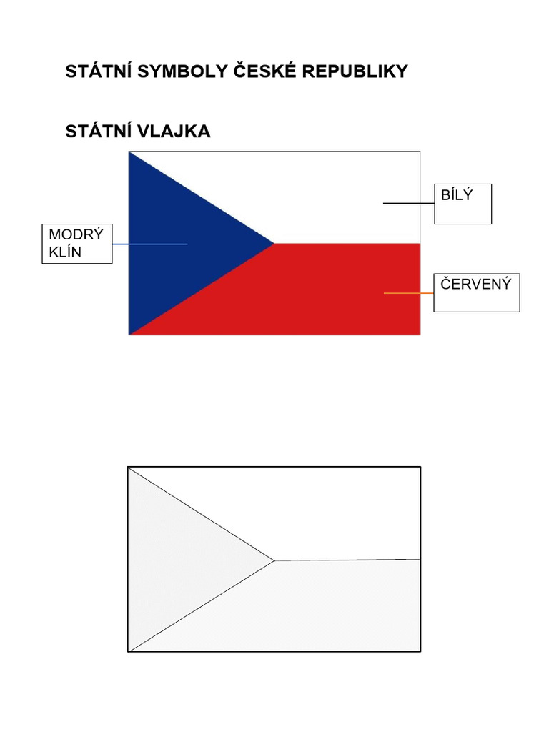 Státní Symboly České Republiky: Vybarvi | PDF