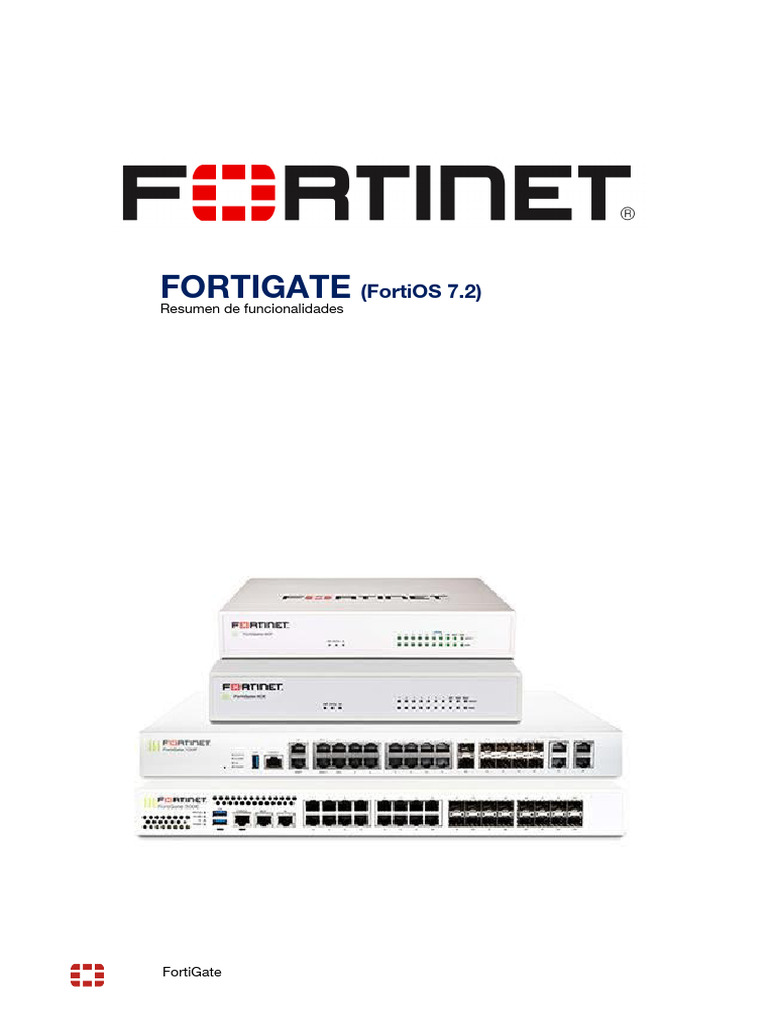 Documento Descriptivo FortiGate | PDF | Enrutador (Computación) | Cortafuegos (informática)