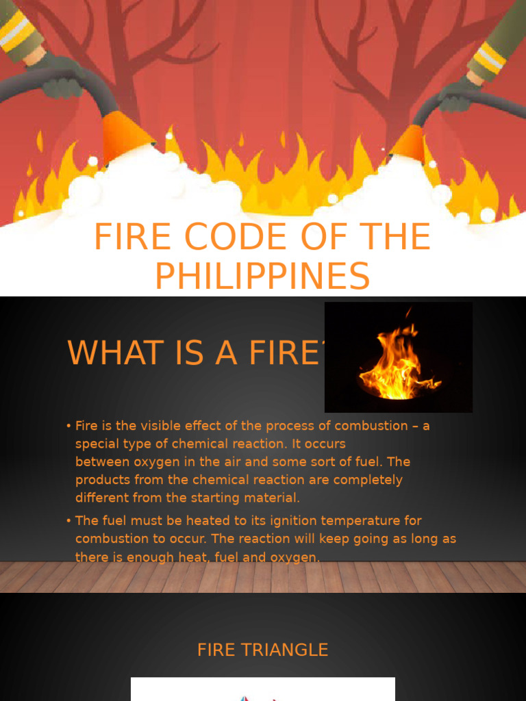 Fire Code of the Philippines | PDF | Fires | Combustion