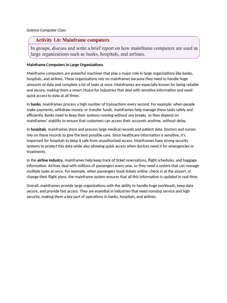 Computer Science | PDF | Microcomputers | Personal Computers