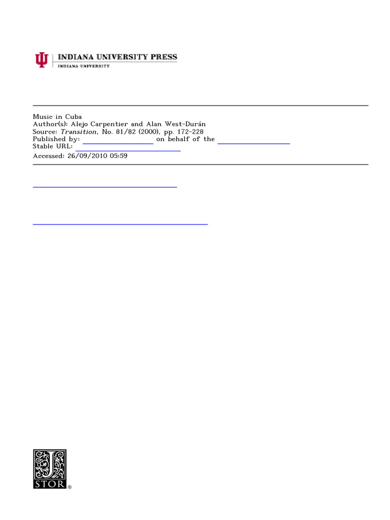 Kubai Zene Carpentier | PDF | Social Science