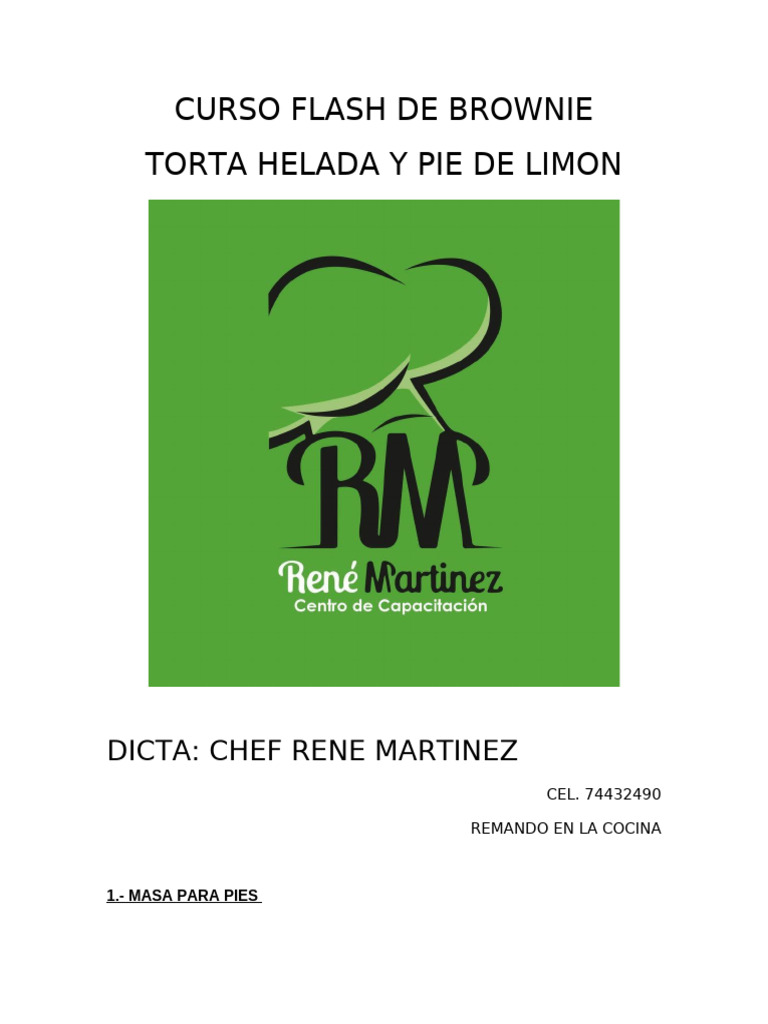 Curso Flash de Torta Helada | PDF