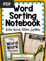 Within Word Pattern Word Sorts Guide | PDF | Notebook